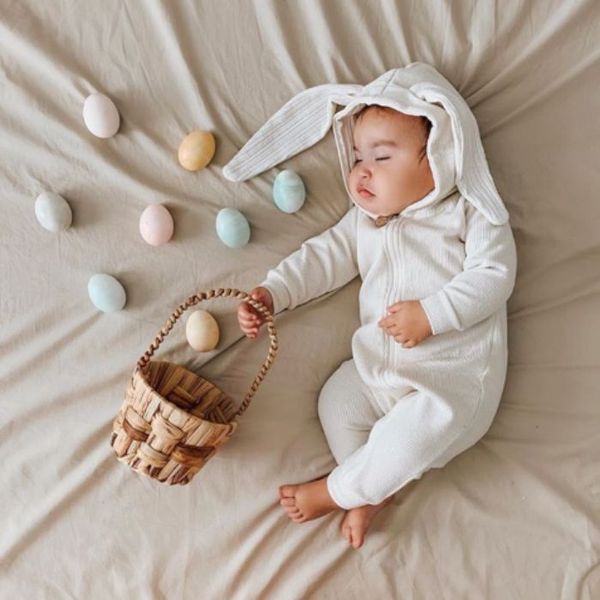 40+ First Easter Baby Photo Shoot Ideas You Can Do at Home